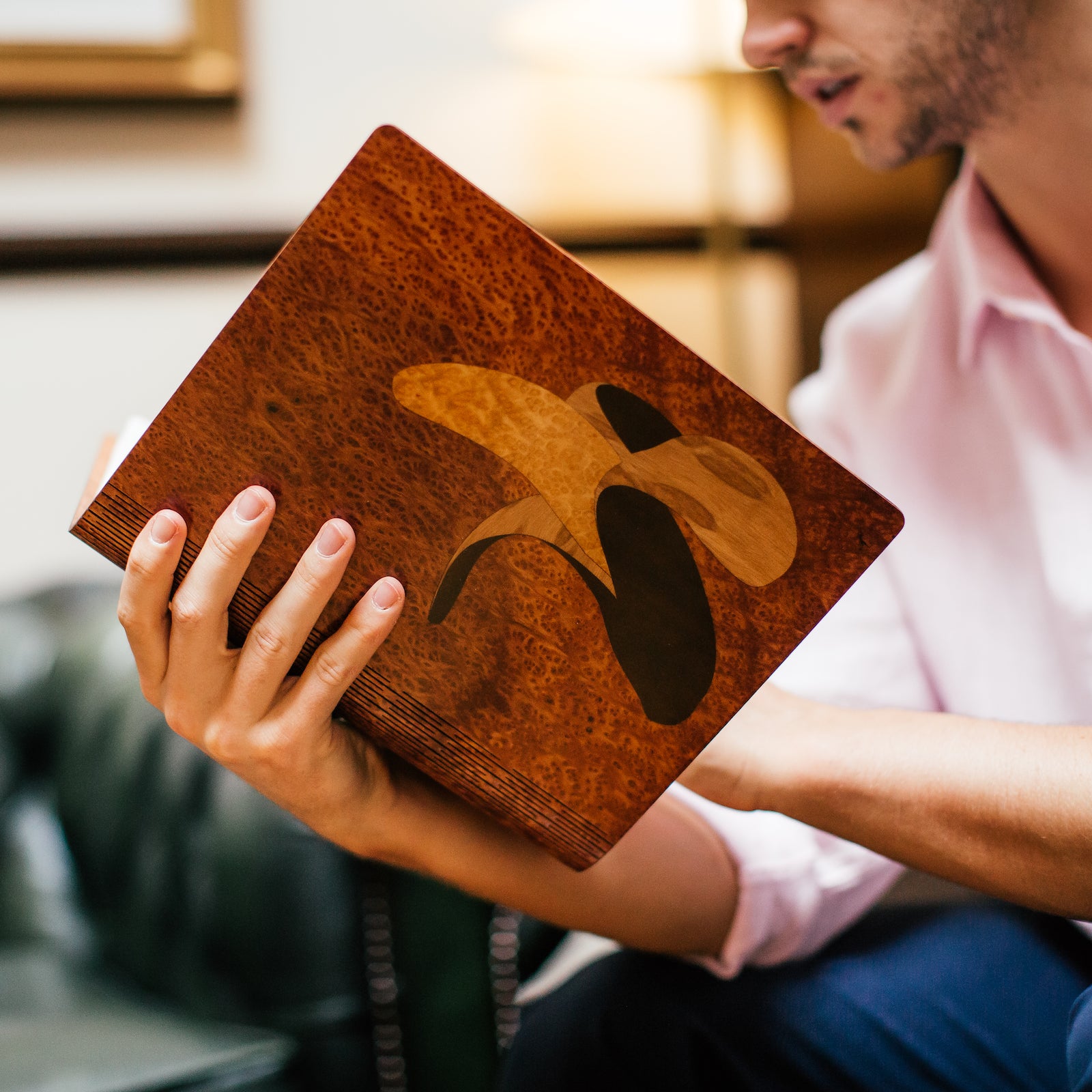Banana Notebook | Bark & Rock Refillable Wood Journals
